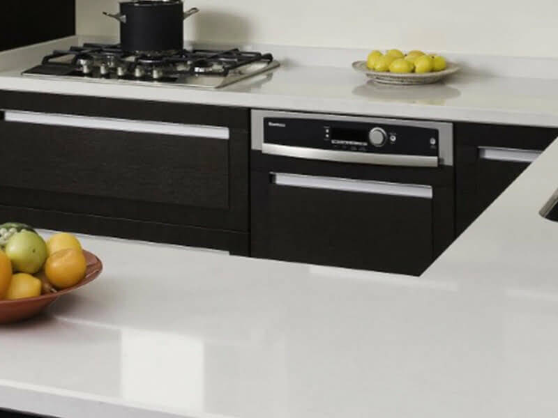 White Sparkle Quartz Worktop Range | Solid Stone Worktops Ltd