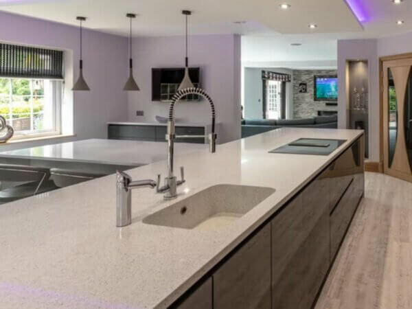 Silestone Blanco Norte Quartz | Solid Stone Worktops Ltd