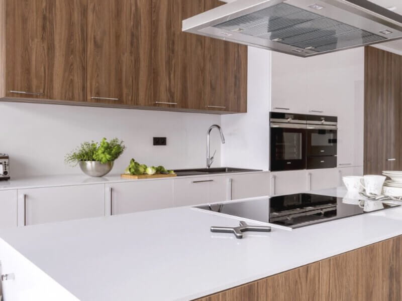 Technistone Crystal Absolute White Quartz | Solid Stone Worktops Ltd