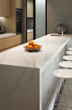 Calacatta Quartz Worktops | Solid Stone Worktops Ltd